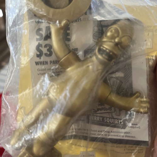 Golden Homer Simpson The Simpsons Movie 2007 Burger King Figur - CL ...