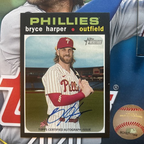 Bryce Harper autograph card heritage 2020 ROA-BH | eBay