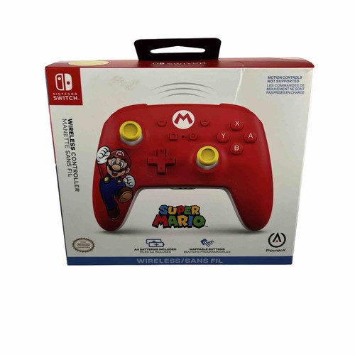 PowerA Wireless Controller for Nintendo Switch - Mario Joy (NSGP0012-01 ...