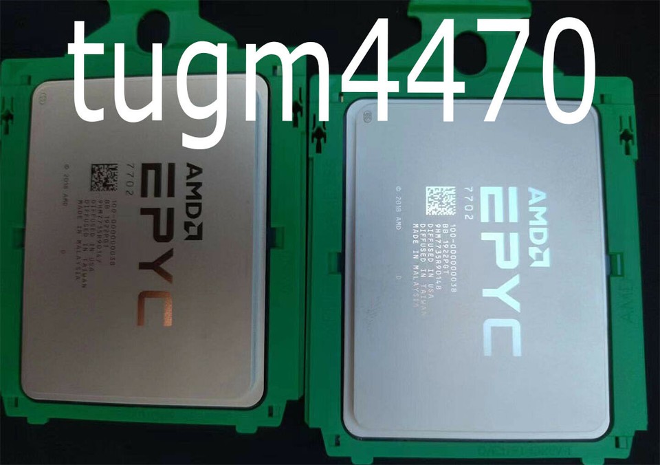 AMD EPYC 7702 Rome cpu processor 2.0GHz 64 core 128 threads 200w | eBay