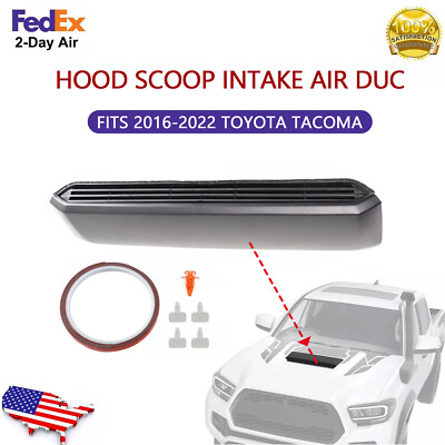 Front Hood Scoop Intake Air Duct Vent Fits 2016-2022 Toyota Tacoma ...