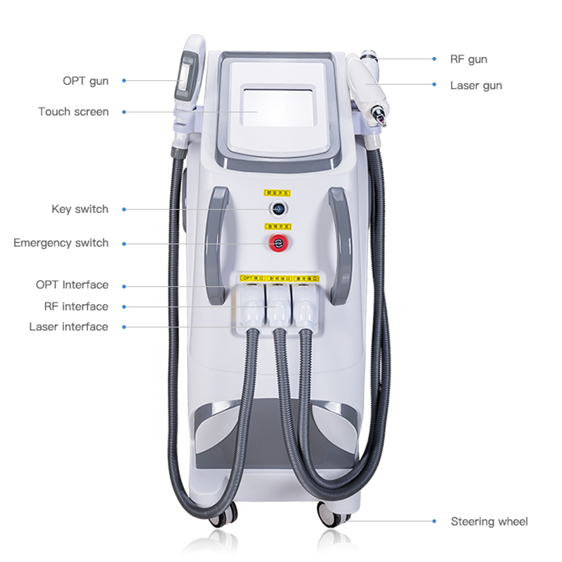 NO-tariffs OPT IPL Nd Yag Tattoo Hair Removal Machine Skin RF Wrinkle ...