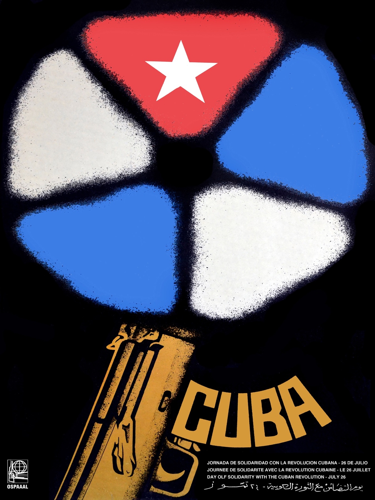 4505.OSPAAAL.jornada de solaridad mundial.cuba.POSTER.decor Home Office ...