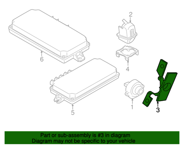 BMW 51117203826 Genuine OEM Factory Original Mount Bracket for sale ...