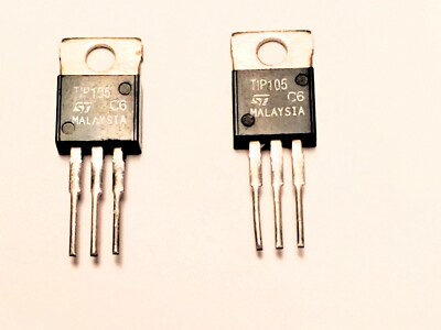 TIP105 "Original" ST Darlington Transistor 2 pcs | eBay