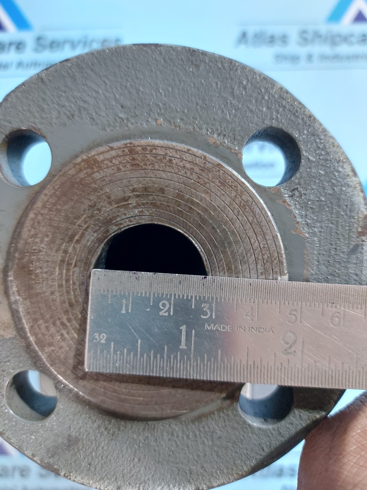 VAF INSTRUMENTS J5025PT2 DIN FLOWMETER INDUSTRIAL MARINE VANE METER ...