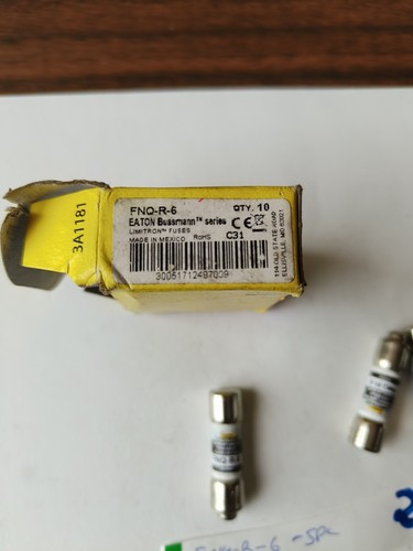 Eaton BUSSMANN LIMITRON FUSES CC FNQ-R-1-6 (LOT OF 15PC FREE FAST ...