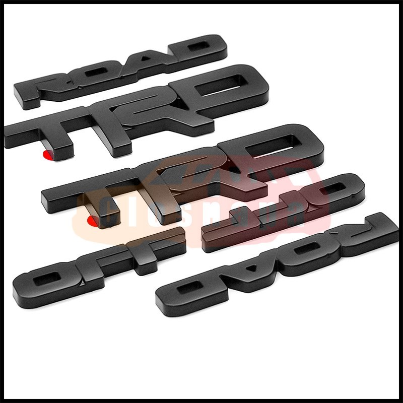 Matte Raised Overlay Emblem Badges For 2010-2024 4Runner T R D Off Road ...