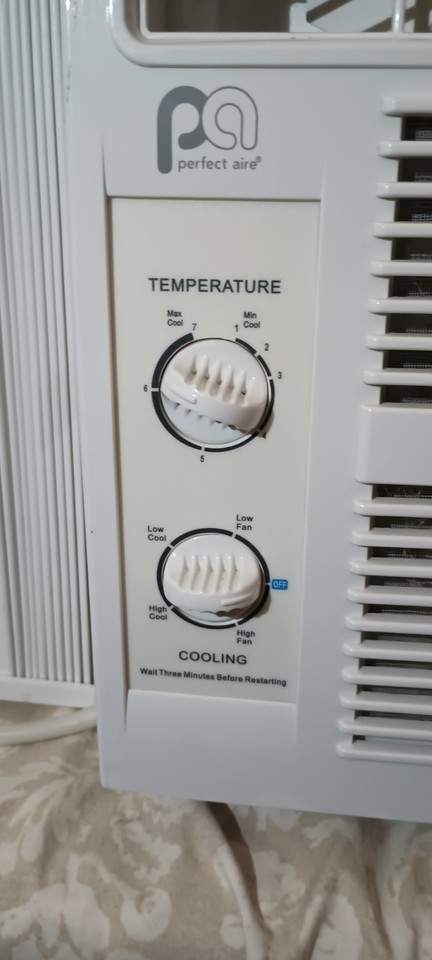 Window Air Conditioner 5000 BTU Mechanical Dials Perfect Aire #5PMC5000 ...