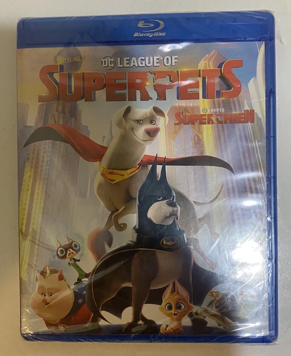 DC League of Super-Pets 2022 (Blu-ray + DVD Warner Bros) Superhero ...