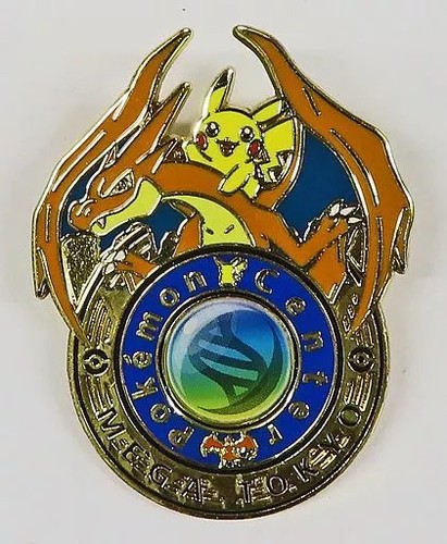 Badge Pikachu Charizard Pokemon Center Mega Tokyo Limited | eBay