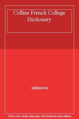 Collins French College Dictionary. 9780004333410 9780004333410 | eBay