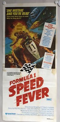 ORIGINAL DAYBILL MOVIE POSTER - SPEED FEVER - Formula One - 1978 | eBay