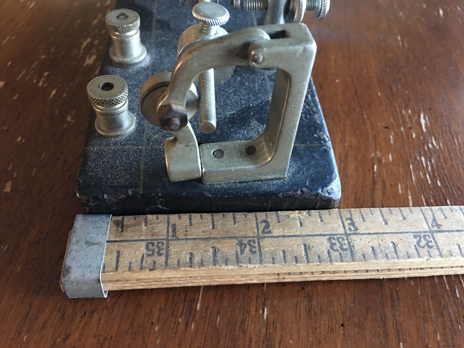 Antique Telegraph Morse Code Ham Radio Bug Key Semi Automatic Rare Mfg ...