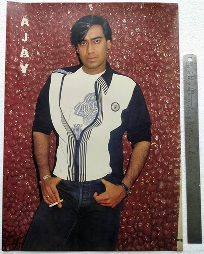 Bollywood Actor Ajay Devgan Rare Old Original Poster India 12 X 16 inch ...
