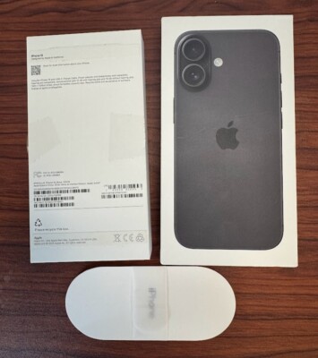 OEM Empty Box for iPhone 16 black 256GB. | eBay
