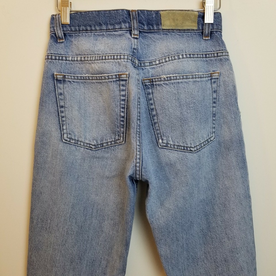 IRO Jeans Women's 24 High Rise Ankle Argan Blue Denim Tapered | eBay
