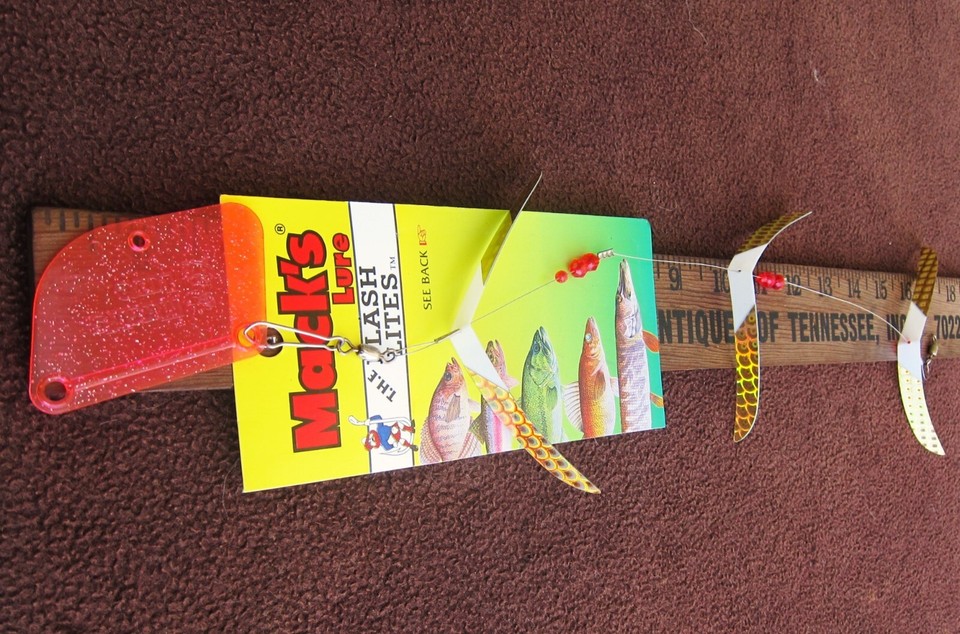 Mack's Lure FLASH LITES LARGE-GOLD 60541 Vintage Trolling Flasher ...