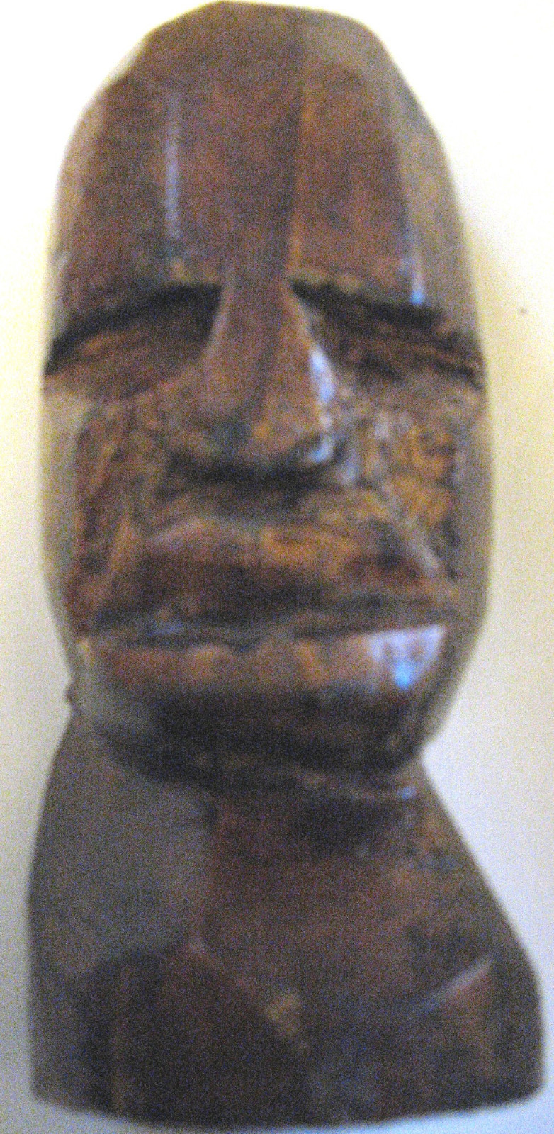 AFRICAN (or African-style) sculpture of Negroid face in Hardwood | eBay