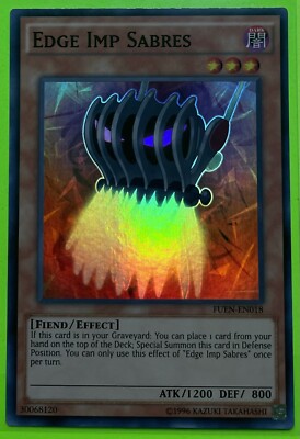 Yugioh Edge Imp Sabres FUEN-EN018 Super Rare 1st Ed NM | eBay