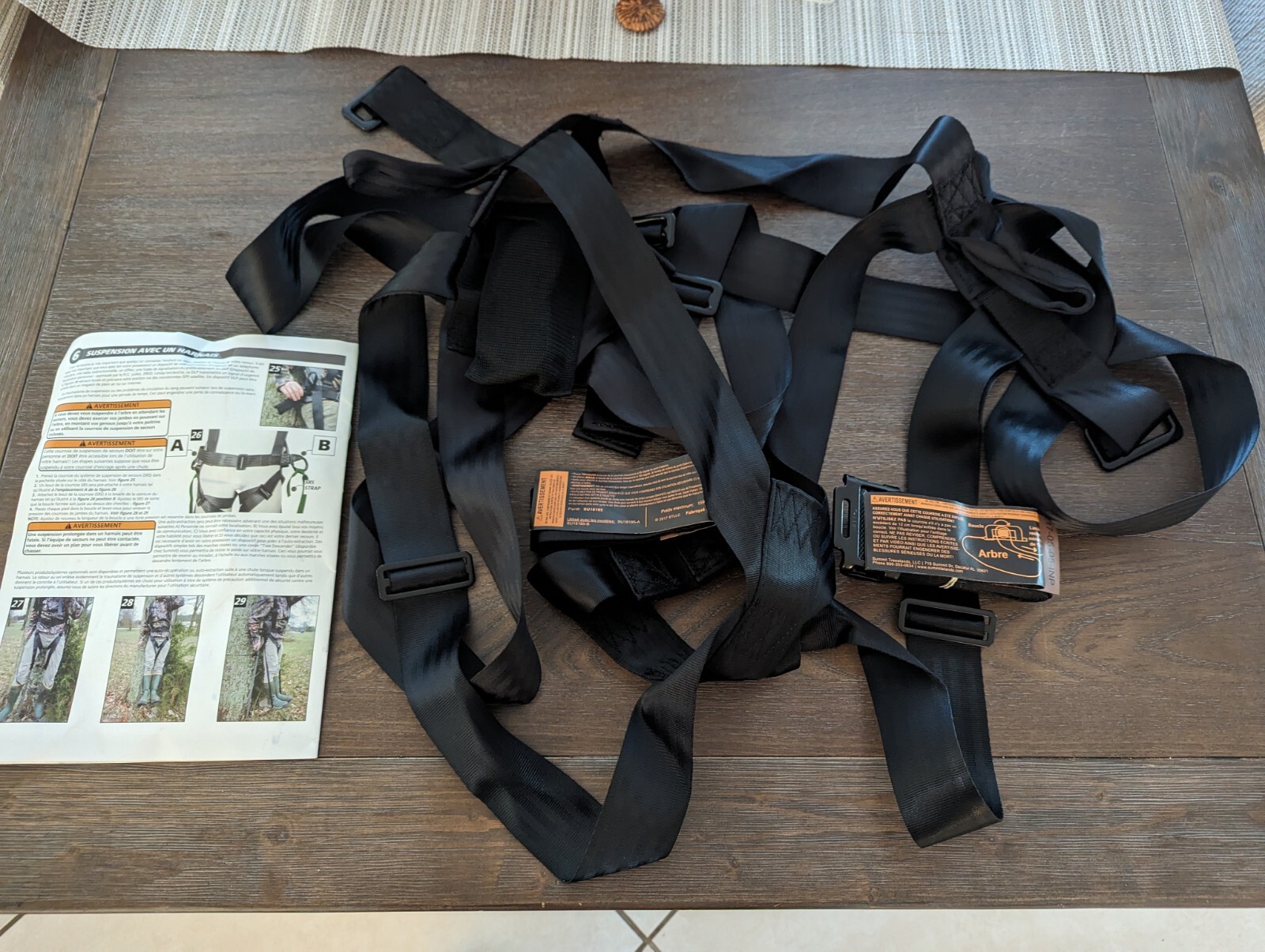 summit tree stand harness SU181195 Adult Size FBFAHS 350 Lbs | eBay