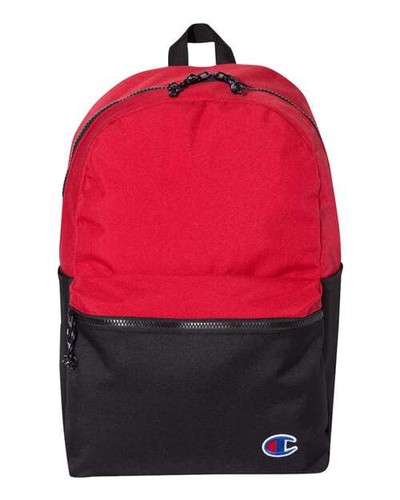 Champion - 21L Script Backpack - Red and Black | eBay