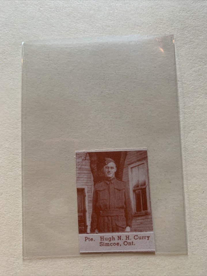 John Stultz Sweet Moncton & Hugh N.H. Curry Simcoe 1945 WW2 Hero Panel ...