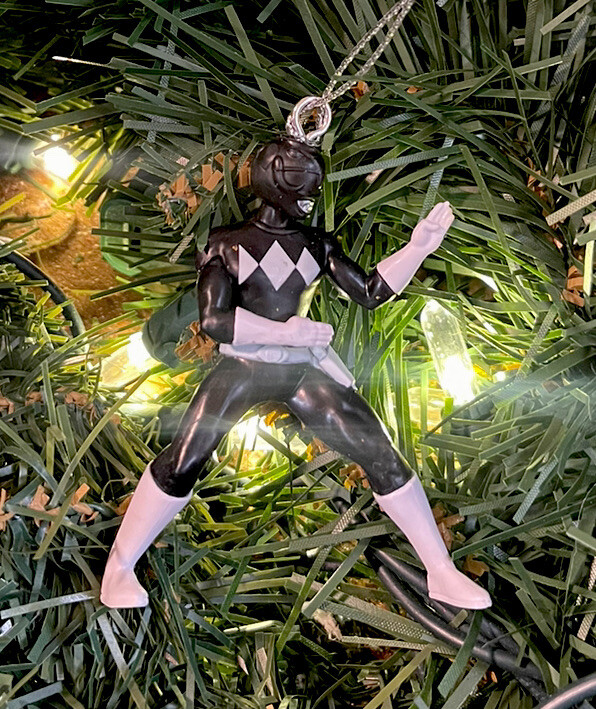 2025 Black Mighty Morphin Power Rangers Christmas Tree Ornament New | eBay