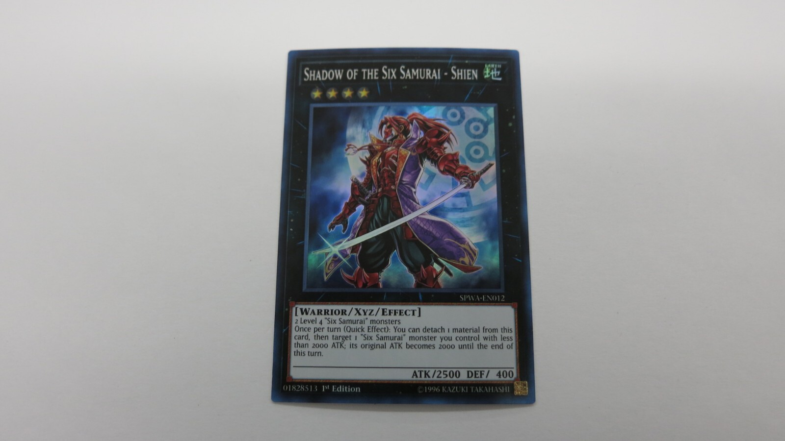 SHADOW OF THE SIX SAMURAI SHIEN 1ST ED SPWA-EN012 SUPER YUGIOH NM ...