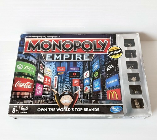 Monopoly Empire Board Game 2014 Silver Edition Hasbro Complete ...