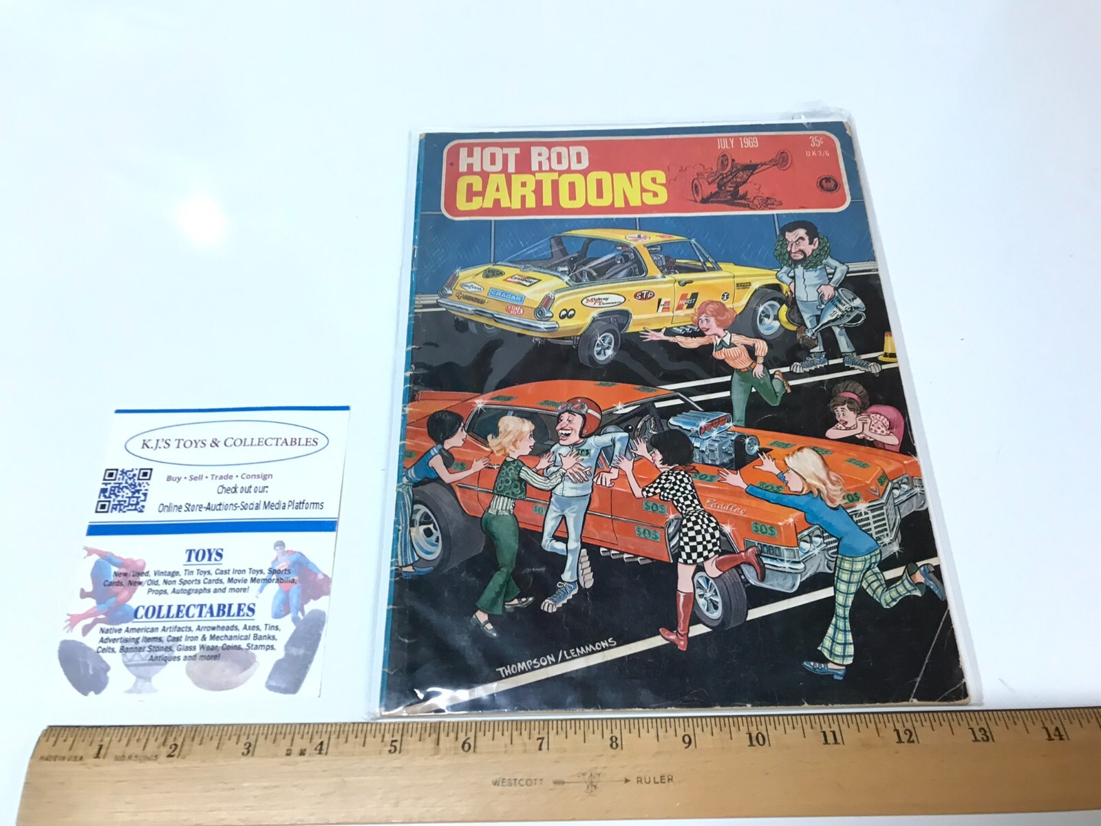 HOT ROD CARTOONS Magazine #29 JULY 1969 Petersen HEMI UNDER GLASS Car ...