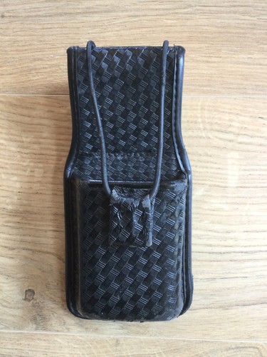 Bianchi Swivel Belt Radio Holder Holster Black Basketweave Police ...