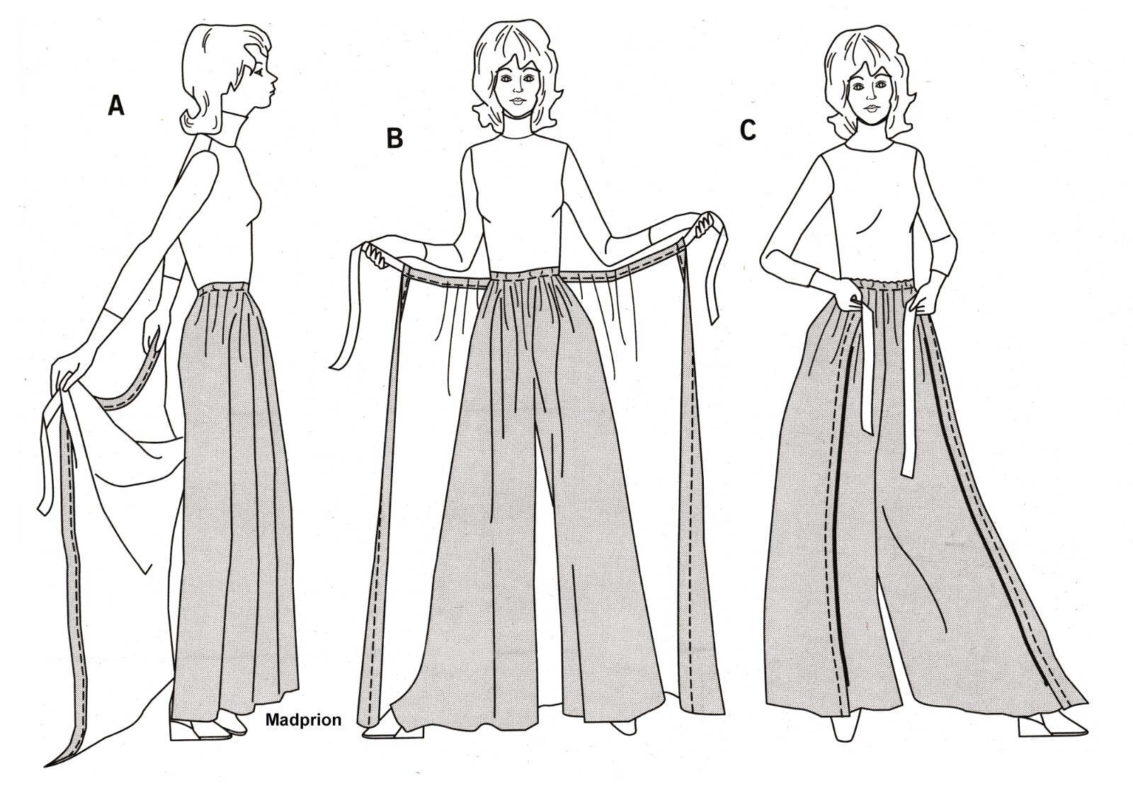 SIMPLICITY SEWING PATTERN 9595 MISSES 10-20 VINTAGE 70s WRAP & TIE ...