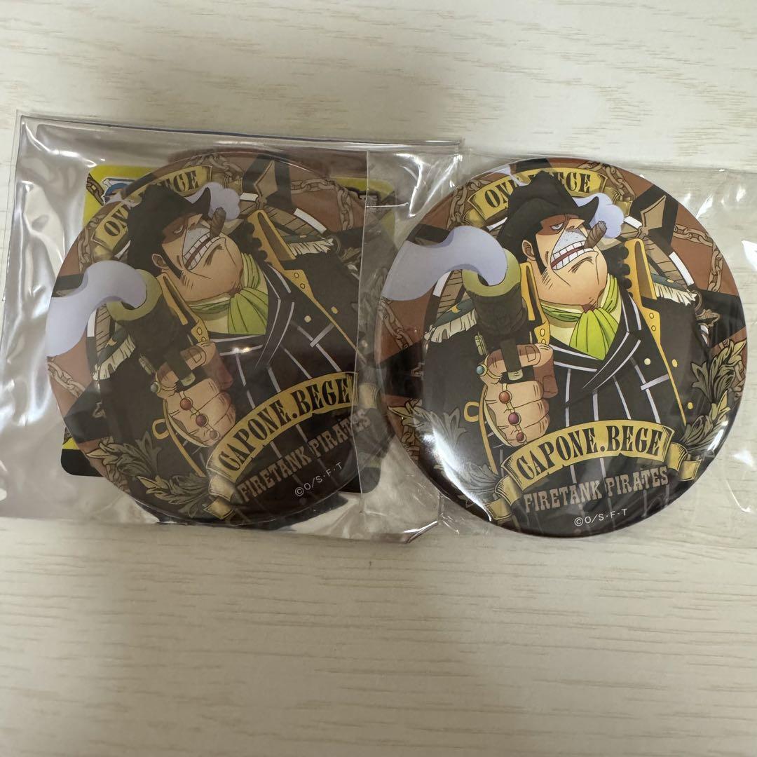Onepiece Ultimate Crew 6Th Big Can Badge Capone Bege | eBay