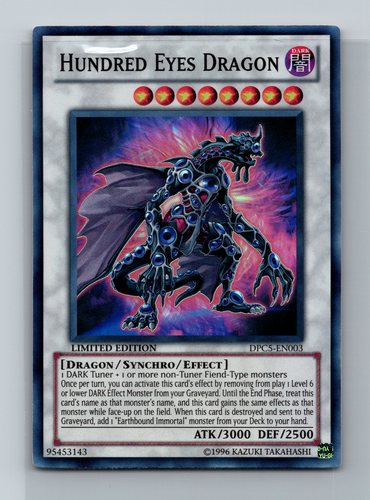 Yu-Gi-Oh! TCG Hundred Eyes Dragon DPC5-EN003 Limited Super | eBay