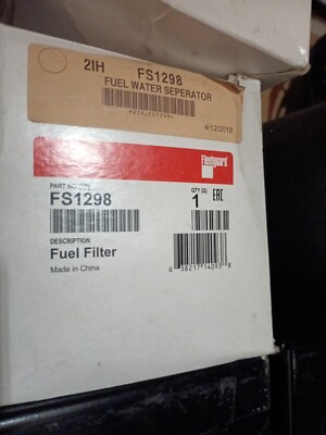 ONE GENUINE FLEETGUARD FUEL FILTER FS1298 | eBay