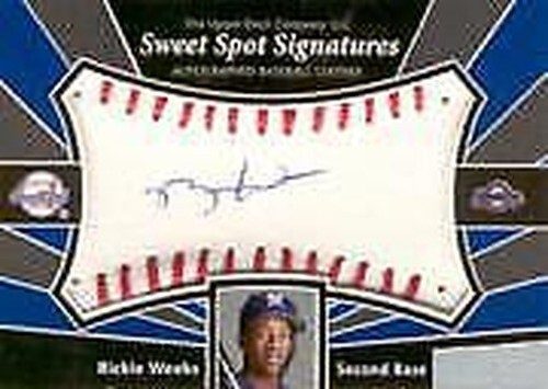 S4214 - 2004 Sweet Spot Signatures #WE Rickie Weeks T4 Autographe - NM ...
