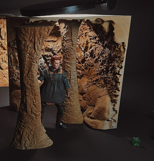 Custom Modular Cave Diorama for 6 inch (1:12) Scale Figure | eBay