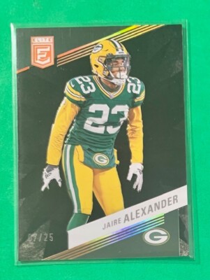 2023 DONRUSS ELITE BLACK PARALELL ZAIRE ALEXANDER #07/25 GREEN BAY ...