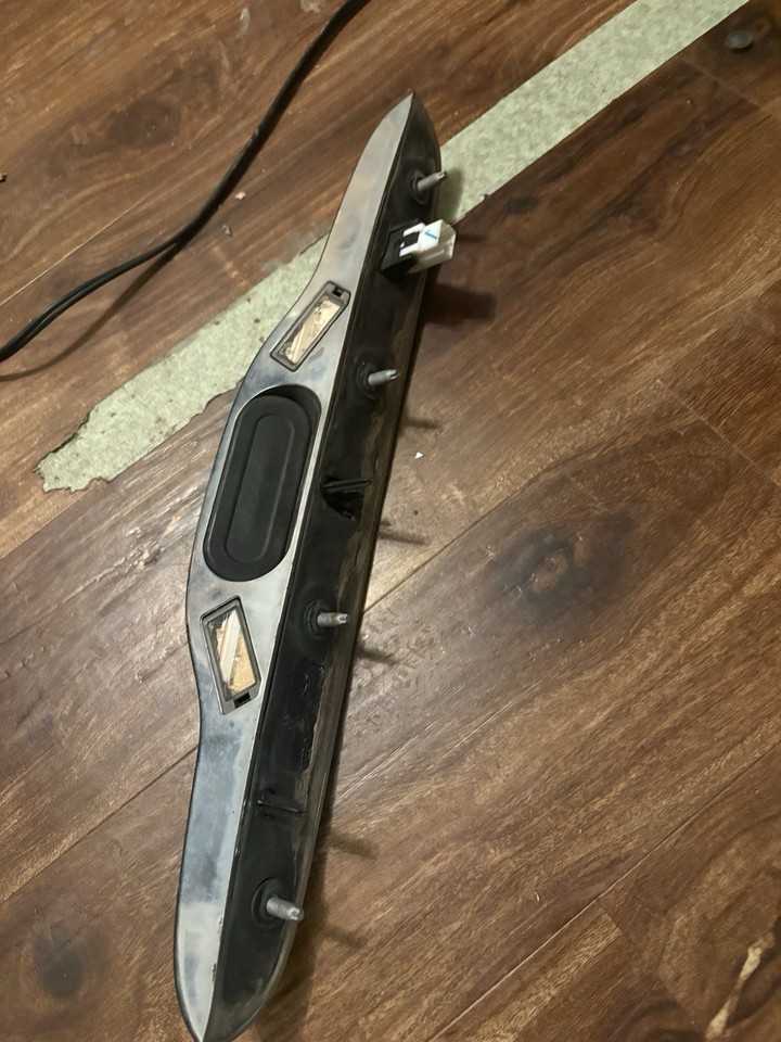 2012-2017 Fiat 500 Rear Trunk Chrome Molding Trim Handle Hatch Latch ...