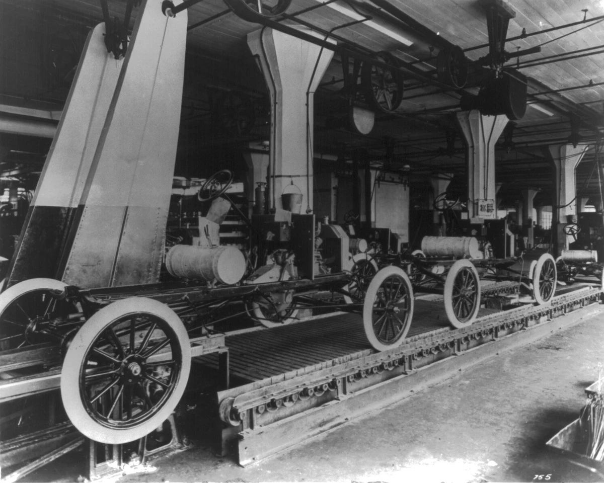 Model T Assembly Line 1913