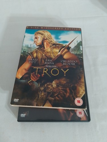 Troy DVD 2 Disc Edition Reg 2 UK Release Slip Cover Vgc Free Postage ...