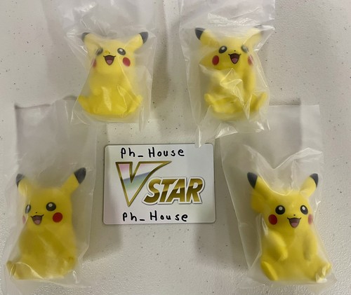 Squishy Pikachu Pokemon Toy Paldea Adventure Chest Promo Set - Lot of 4 ...