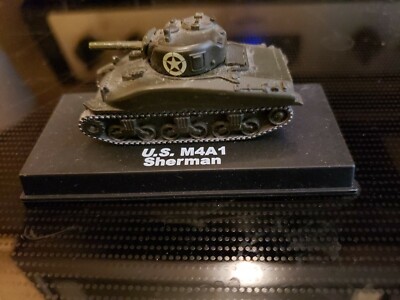 Vintage US M4A1 Sherman Tank Toy With Stand 2 1/2" Figurine action ...