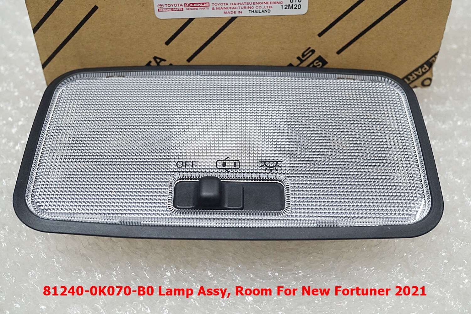81240-0K070-C0 Lamp Assembly Dome For Toyota New Fortuner 2020 | eBay