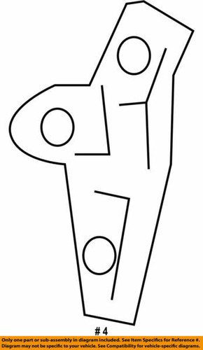 53838-53030 Toyota Bracket, front side panel, no.2 lh 5383853030, New ...