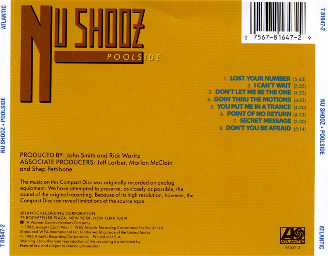 NU SHOOZ - POOLSIDE NEW CD 75678164729| eBay