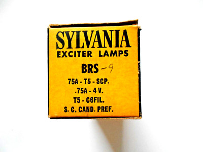 Sylvania BRS Exciter Lamps .75A-4V Box of 9 | eBay