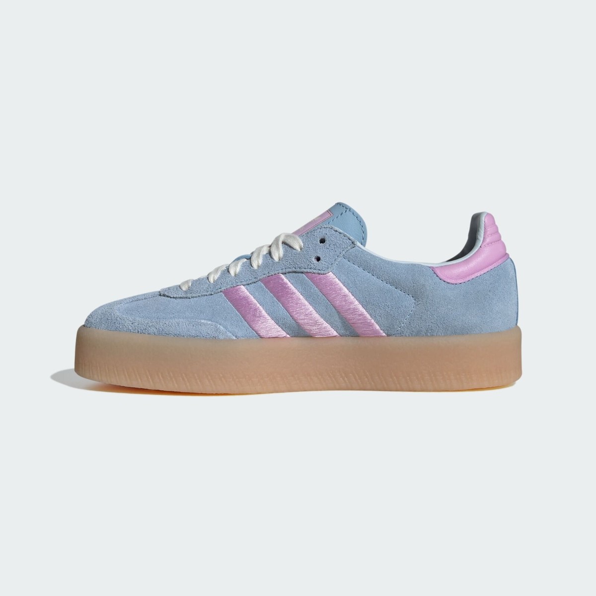 Adidas Women's Sambae Sneakers Shoes Clear Sky/Bliss Lilac Adidas Women's Sambae Sneakers Shoes Clear Sky/Bliss Lilac