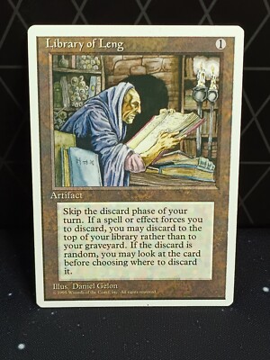 MTG - Library of Leng - 4th Edition | eBay